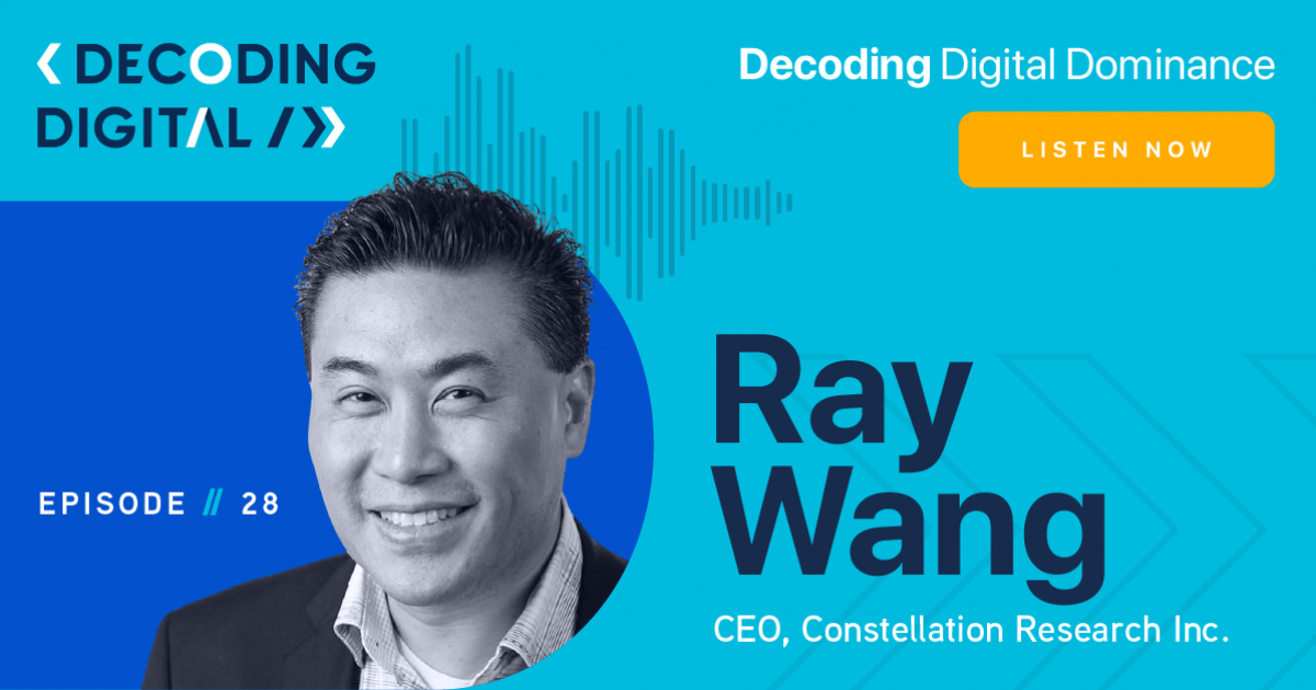 Decoding Digital Dominance: Ray Wang on Beating Tech… - AppDirect